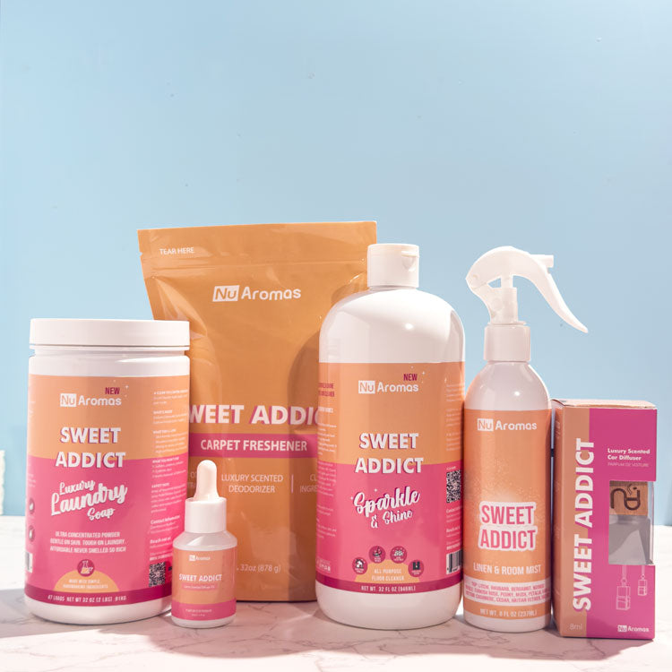 Sweet Addict Total Bundle + Car Diffuser – NuAromas